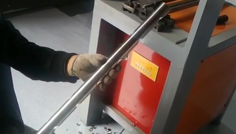 不锈钢开孔你还在用台钻吗.那就太OUT了护栏管冲孔
