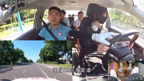 科目三手动挡考试流程16项,掉头、路口右转弯、加减档(第四集)