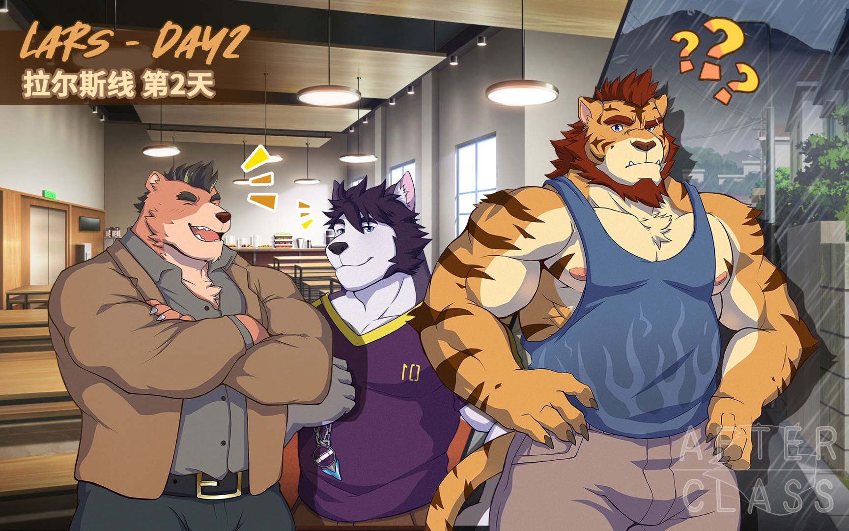 [AfterClass] 游戏剧情翻译系列 - LM2 Lars(拉尔斯)路线 第2天 :和熊老师...
