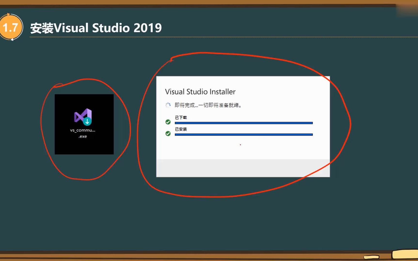 C语言开发工具 WIN10操作系统安装Visual Studio2019 易道云编程