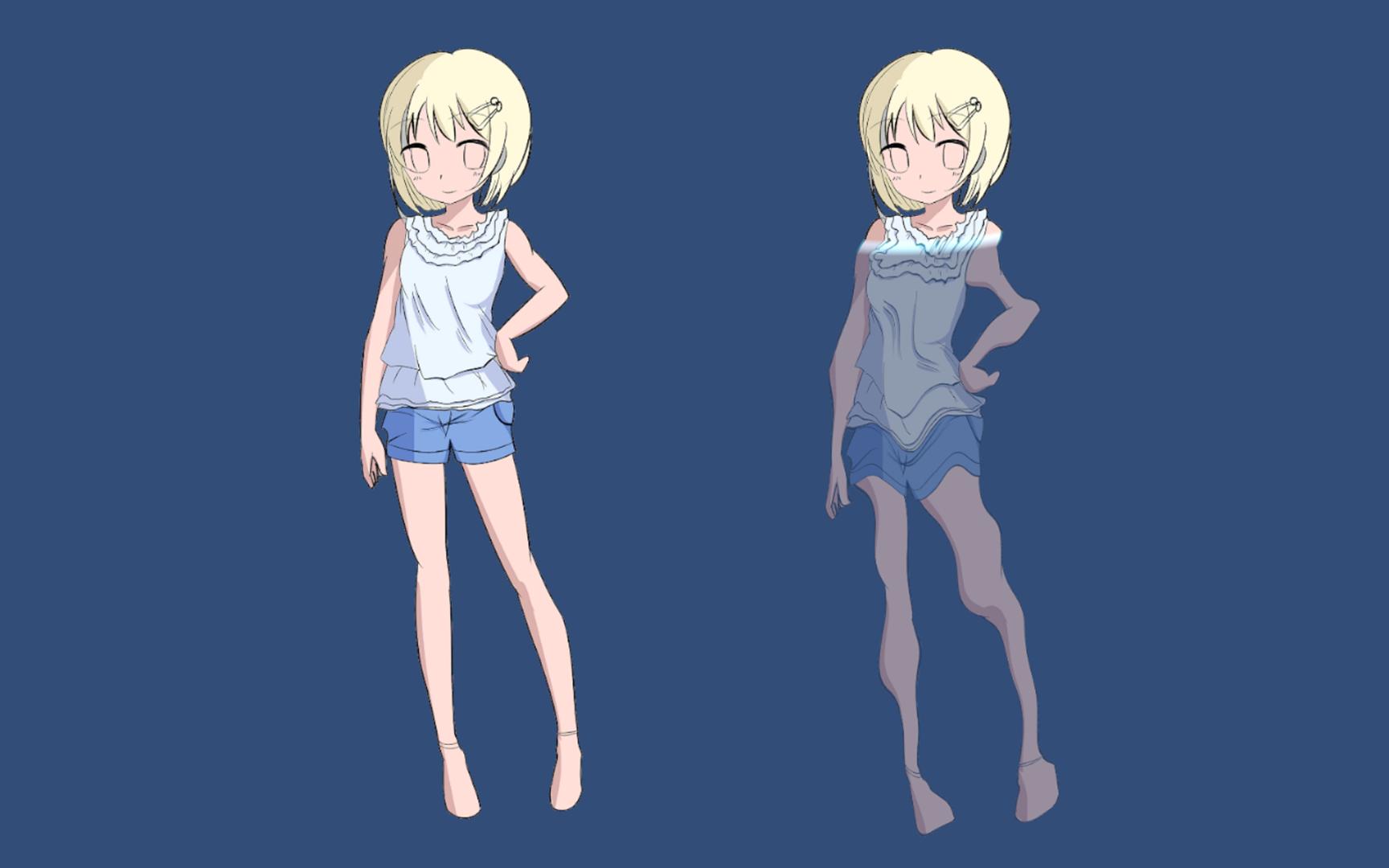 【小猫Unity教程】2D 人物潜水/水下效果 shader graph