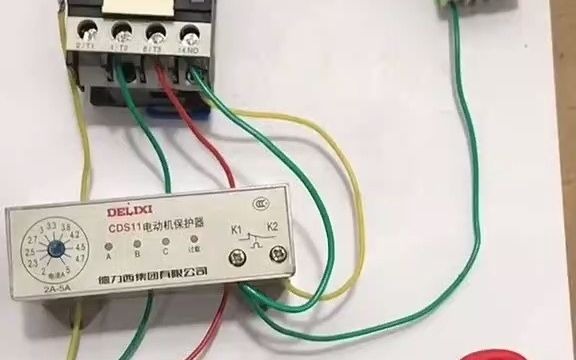 电机缺相保护电工接线