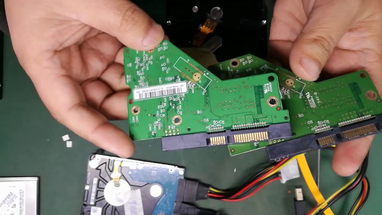 硬盘不识别,检测后是电路板坏了,恢复过程是这样的
