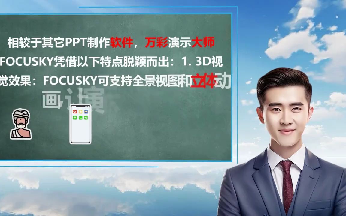 【微课制作说明】从传统PPT到现代万彩演示