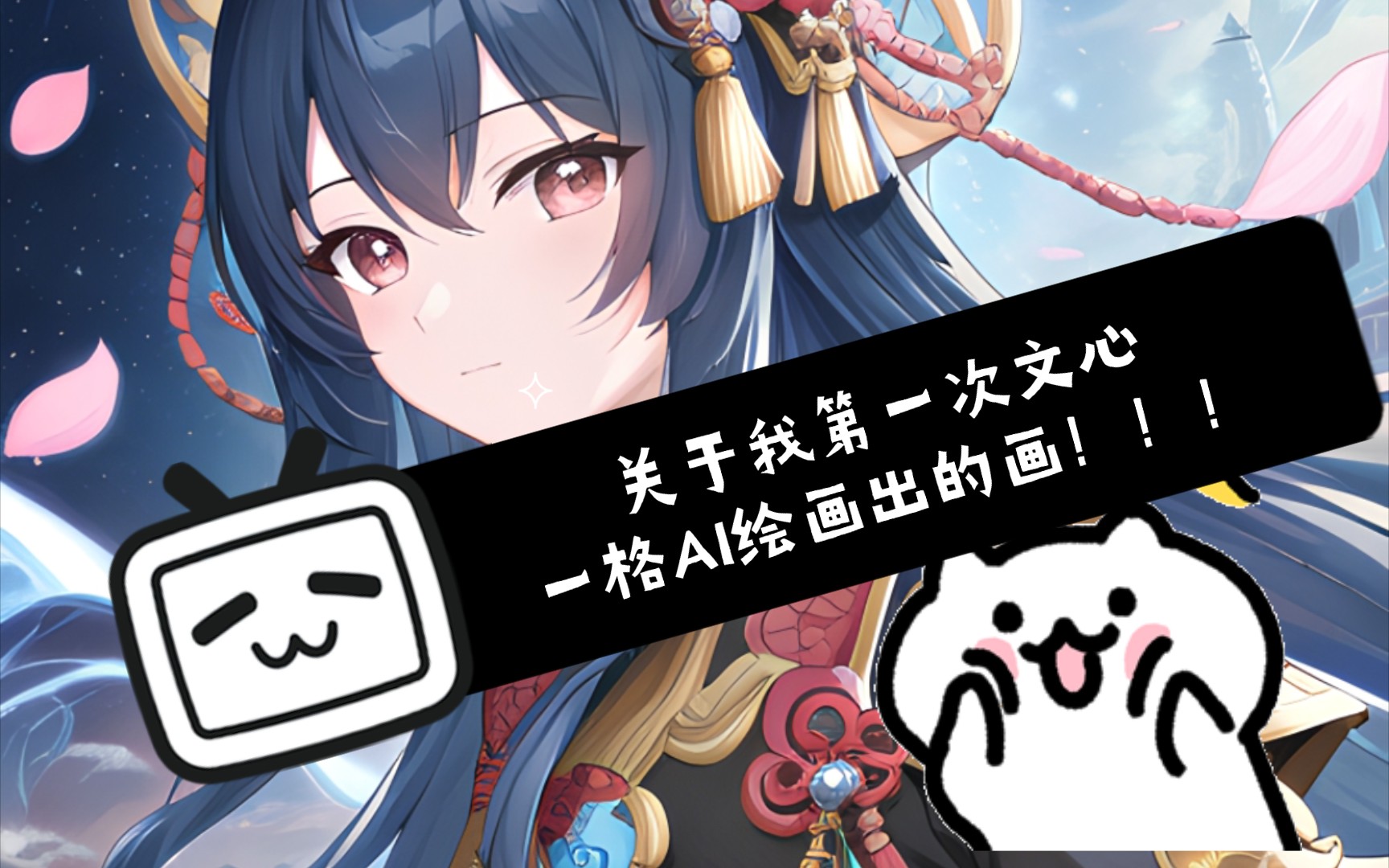 关于我第一次用文心一格AI绘画出的画 !