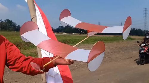 如何制作橡皮筋动力串联小飞机科学验科技小制作动手能力自制玩具...