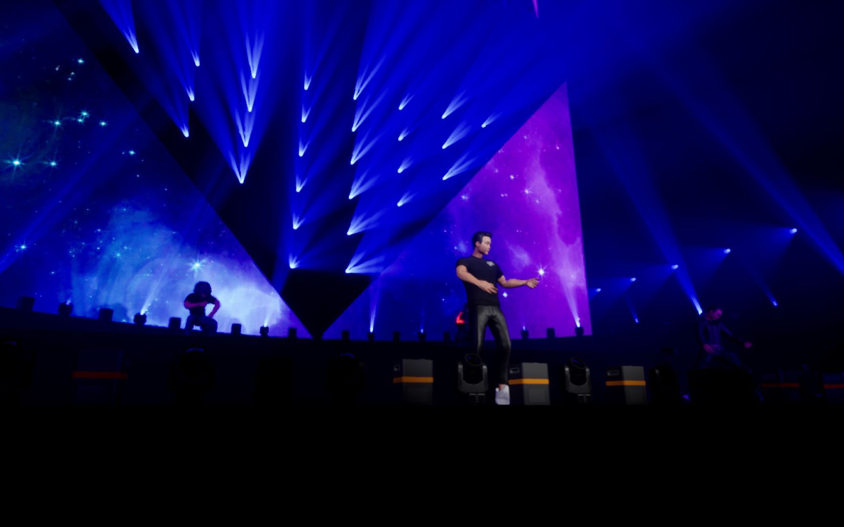 曾经的你ue4现场模拟ma2灯光秀