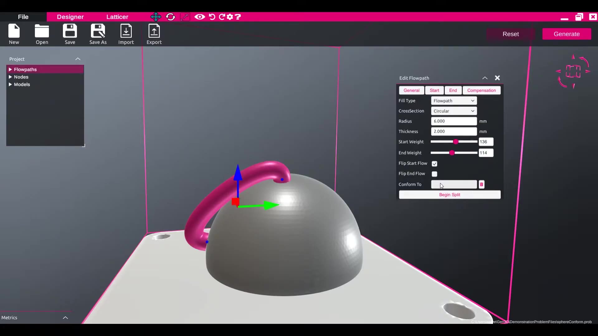 【Gen3D】 3D打印设计软件教学视频 中文字幕版