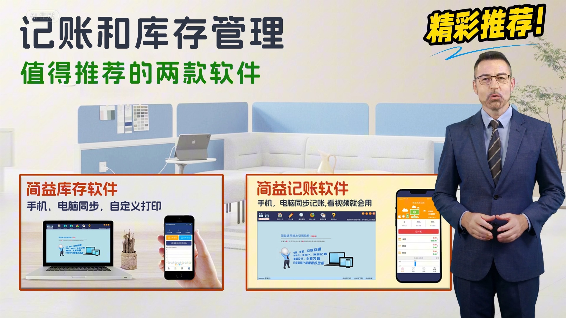 公司常用的收支记账和库存管理软件推荐