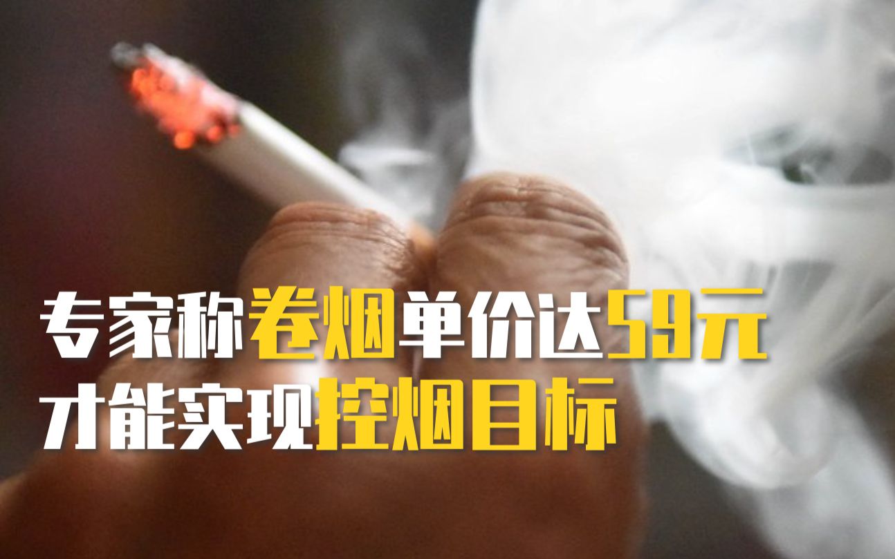 专家:要实现2030年控烟目标,我国卷烟价需达59元每包