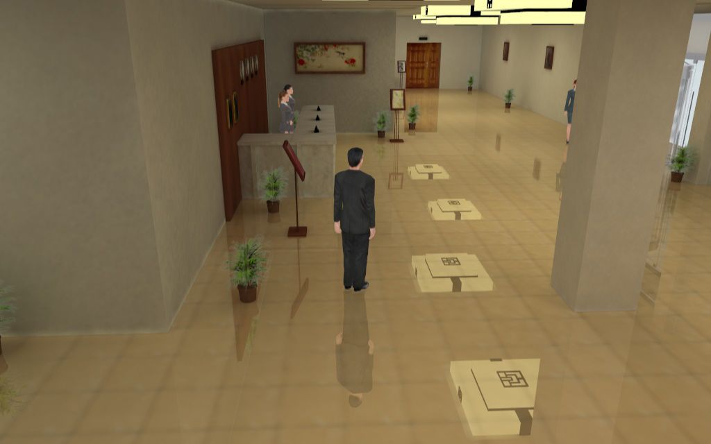 3D仿真技能实训平台-3D仿真酒店管理实训系统