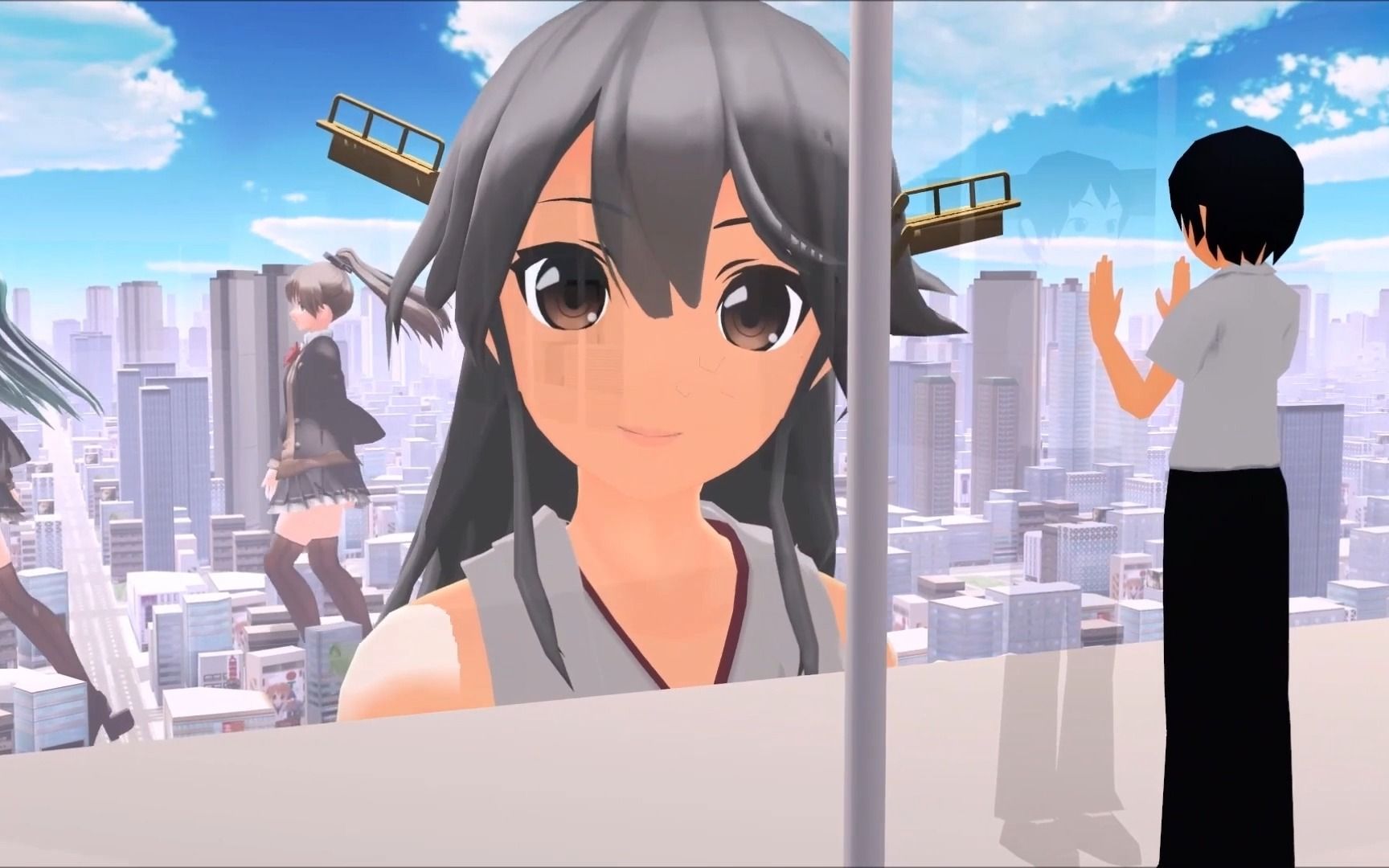 MMD 眺望巨大舰娘pt1 巨大娘二次元 进击的巨人「猎奇体验」