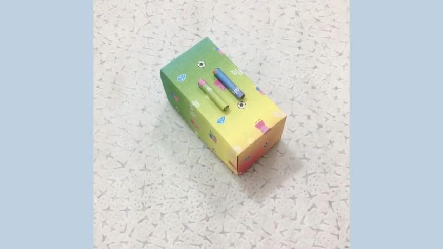 两张纸做一个藏东西的秘密盒子,步骤简单易学,来作礼物盒也不错