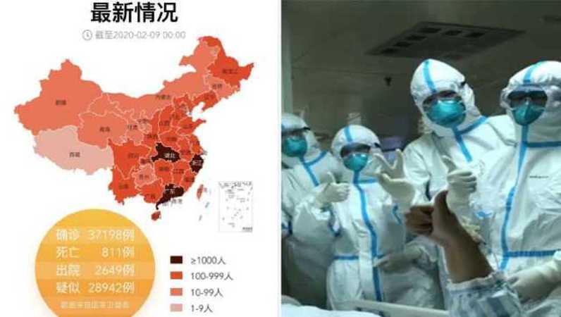 全国新增2656例新冠肺炎累计确诊病例37198例