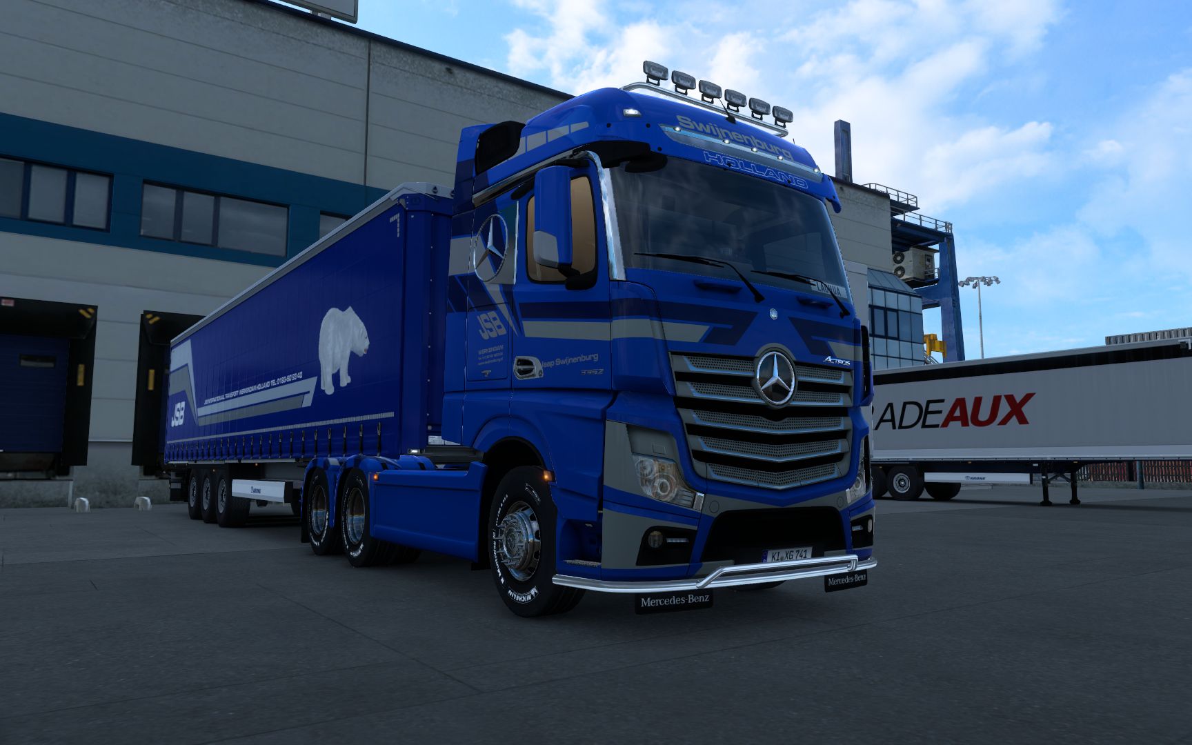 欧洲卡车模拟2#50:将一整车的醋从赫尔运往欧登塞_欧洲卡车模拟2