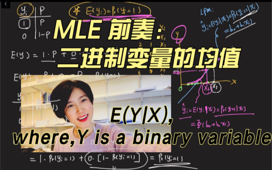 计量经济学|极大似然估计(MLE)序曲:二进制变量均值的意义