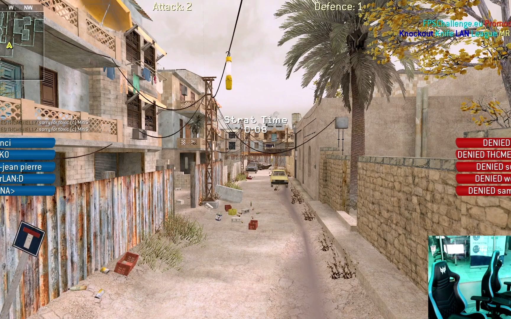 ...2022使命召唤4 FPSChallenge匈牙利线下赛 NFY vs DENIED Backlot