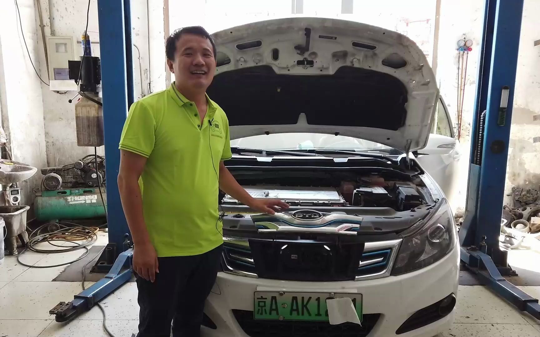 比亚迪新能源BYD E5无法快充故障,教你轻松搞定!—电动汽车维修