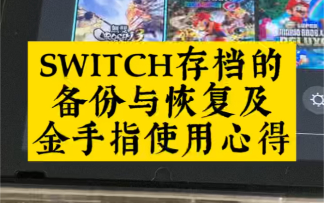 SWITCH存档备份与恢复/金手指使用心得_哔哩哔哩bilibili_游戏杂谈