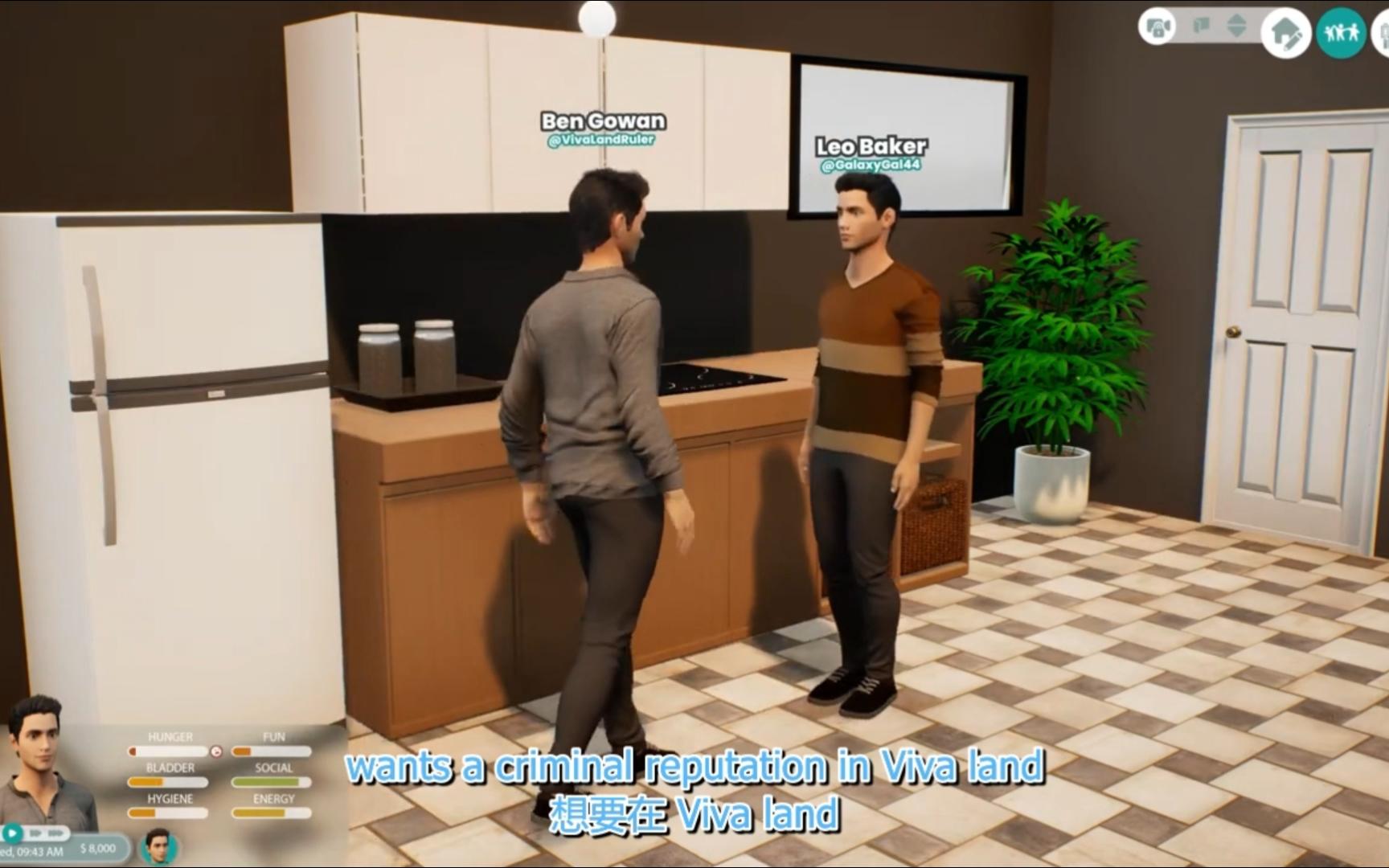 【Vivaland】可多人在线互动的模拟人生游戏_单机游戏热门视频