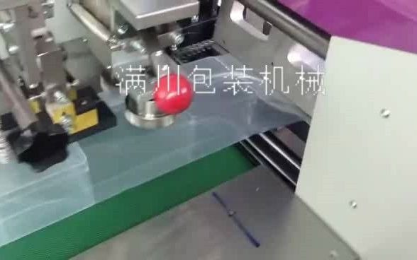 透明盒包装机 文具盒包装机 塑料盒子包装机 伺服包装机 450X镀...
