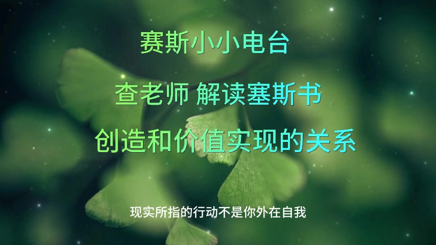 创造和价值实现的关系 赛斯书解读 查老师