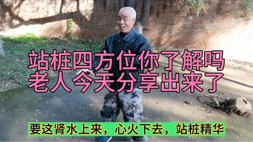 九十岁老人说出人体潜能怎么开发出来,上下和东南西北,站桩精华