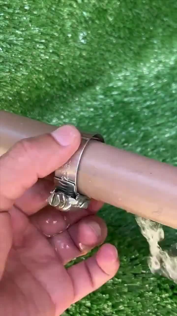 如何完美无缝的将这两根等直径的水管连接起来?