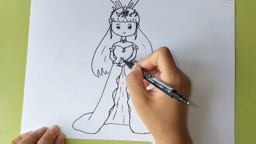 斗罗大陆小舞#简笔画#q版人物#斗罗大陆漫画
