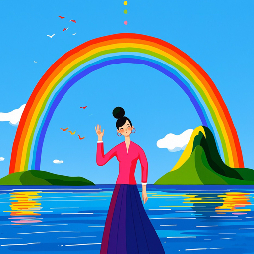 彩虹色的岛 