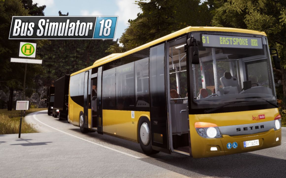 巴士模拟18 #12 司机罢工不干活?只好带领司机跑一遍做示范 | Bus ...