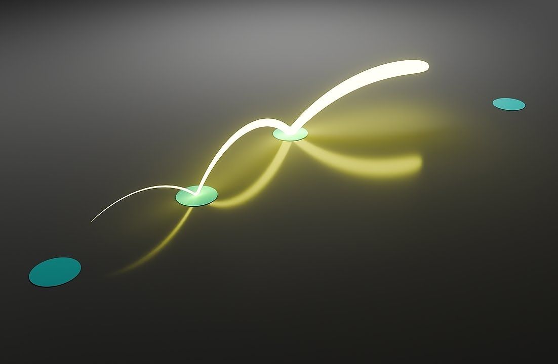 Blender 4.2 !制作弹跳曲线视听效果器!