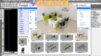 蝴蝶脚办公桌模型入库说明