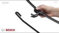 博世通用U型接口雨刷安装视频
