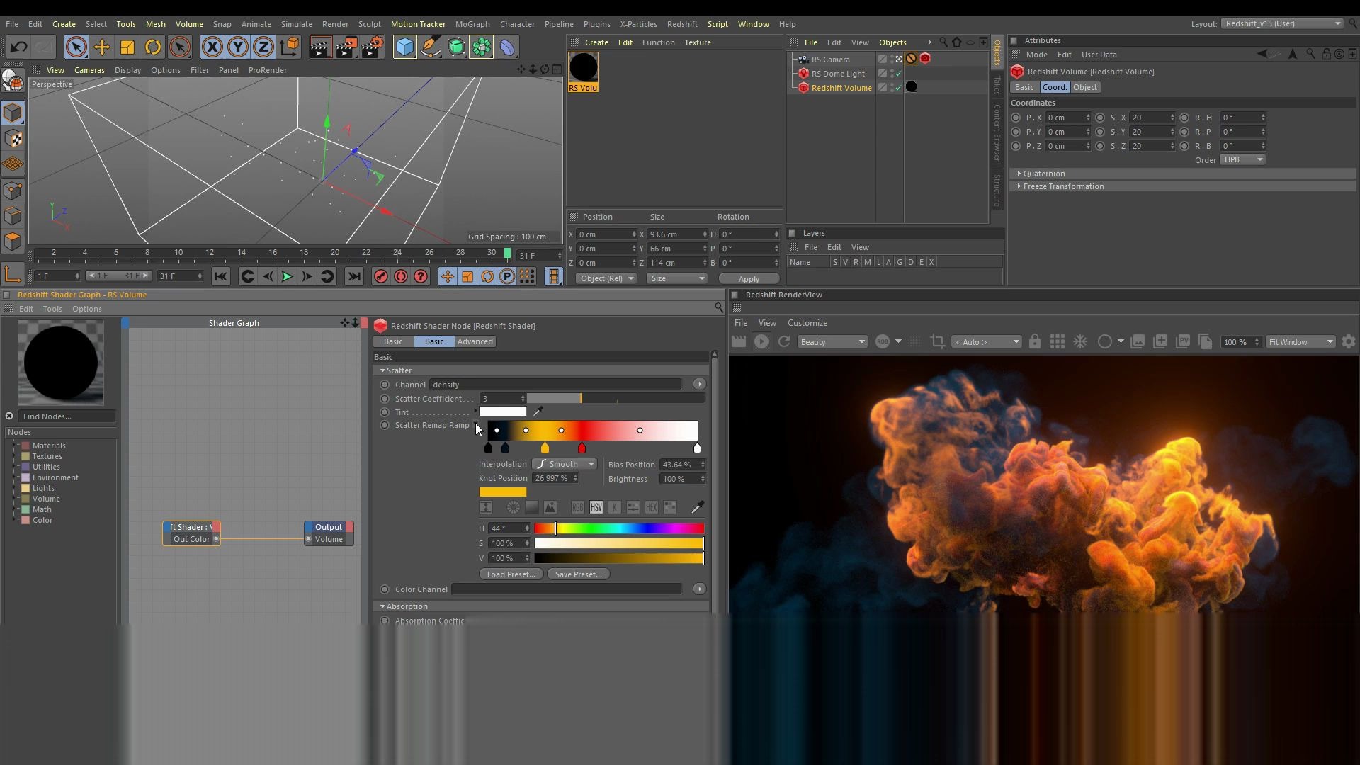 【Redshift】非常棒的C4D渲染器Redshift进阶教程(英语无字幕)