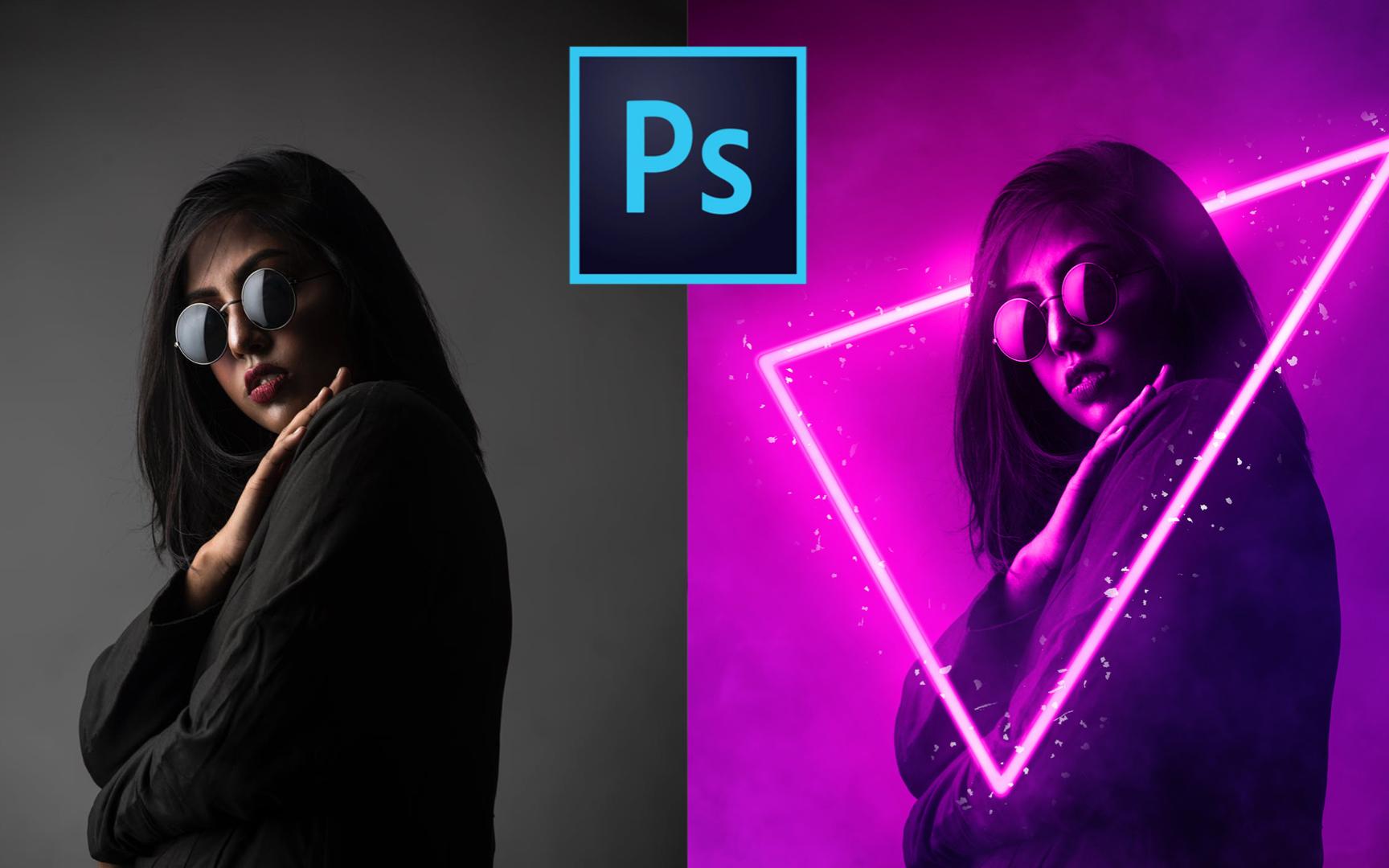 【PS教程】霓虹灯效果制作 Photoshop教程