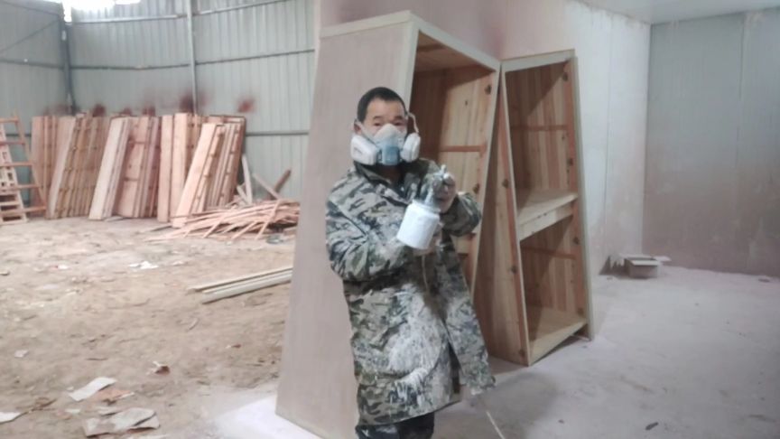 实木家具厂,油漆工一个月16000,看完了你敢来挑战吗?