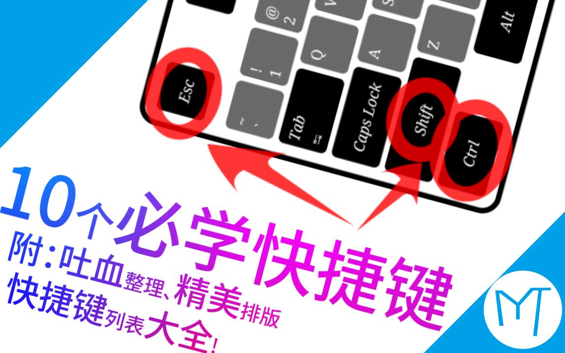 10个必学快捷键!效率飞升1000%!附:精美排版快捷键大全