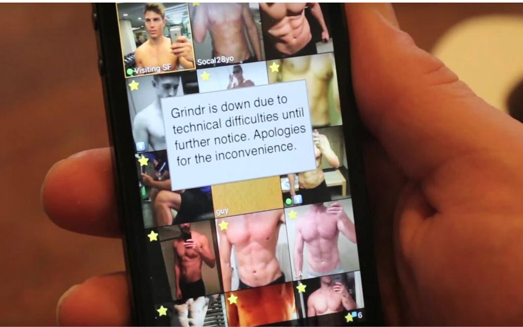 【小恶魔】当同志社交软件Grindr无法使用时,骚鸡们会如何应对