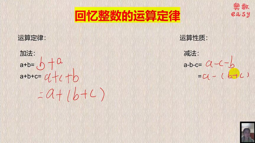 整数加减乘除运算定律,到底有多少?你记得住吗?