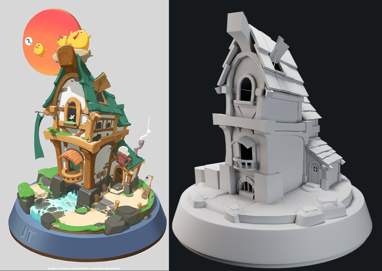 【Maya 案例】maya制作之城郊小屋案例,从基础建模开始搭建模型,...