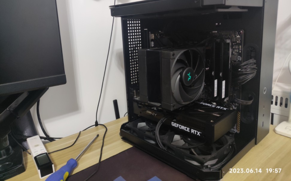 华硕b450重炮手加装无线网卡(AX210)