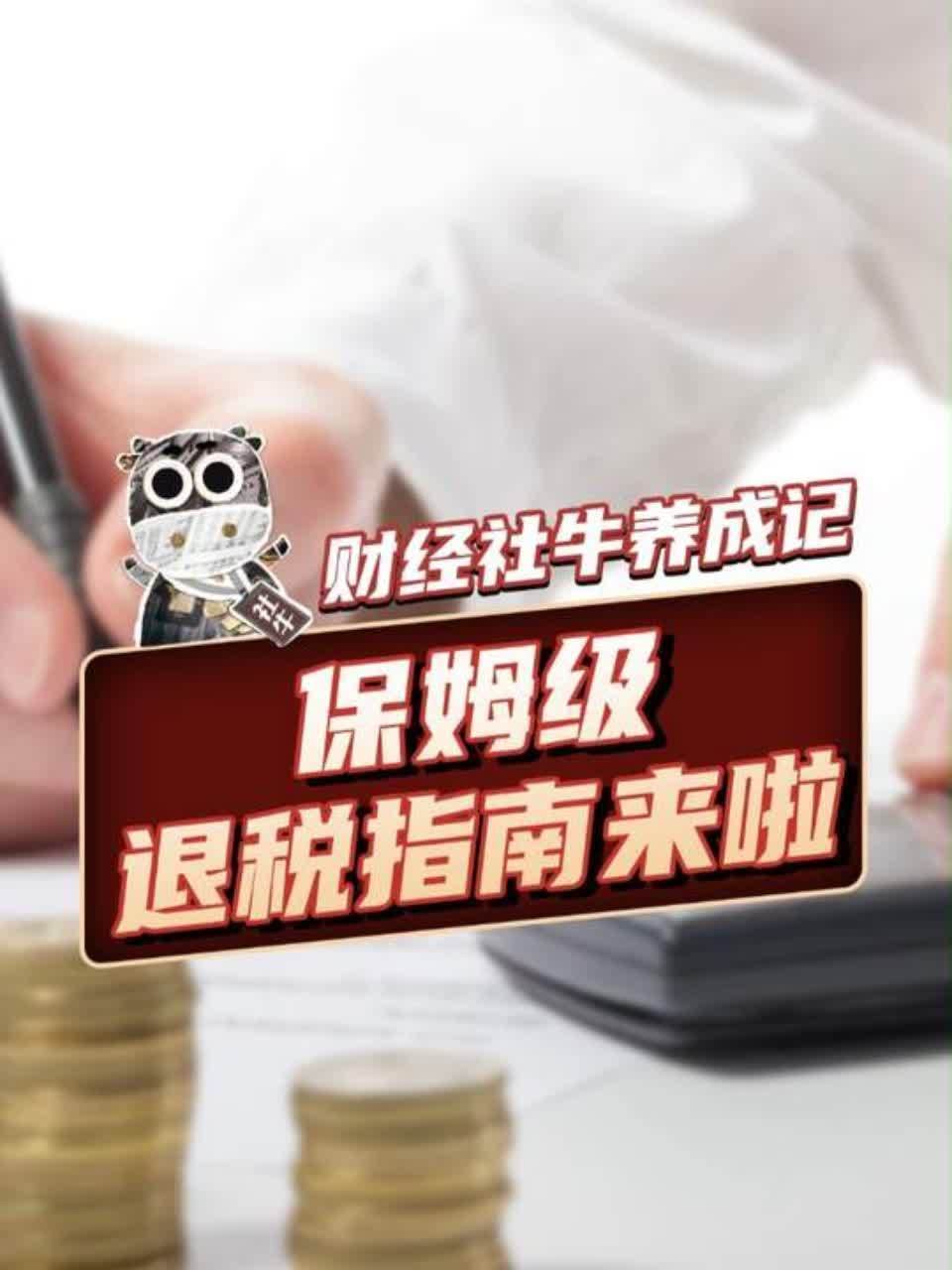 保姆级退税指南来啦 怎样退税,比例最高? #个人所得税 #退税 #科普 #...
