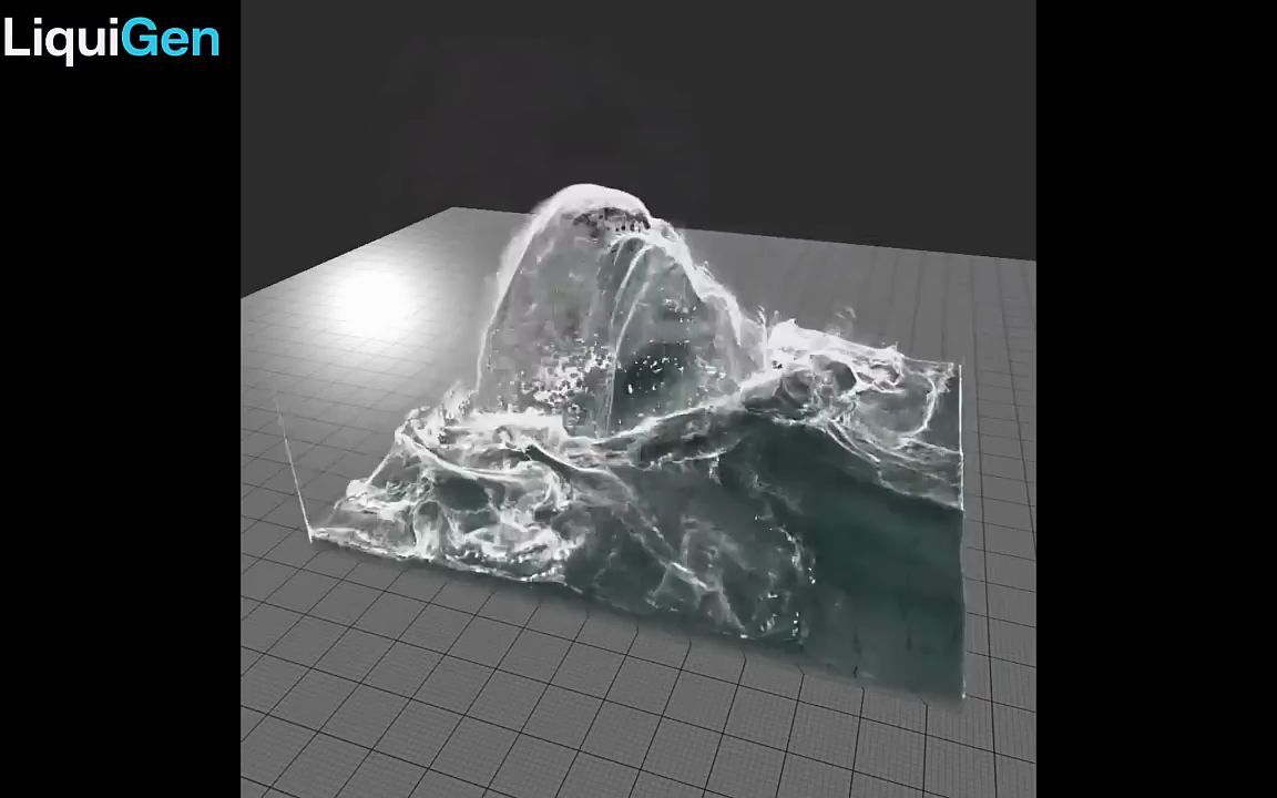 LiquiGen - 游戏和电影的实时液体工具