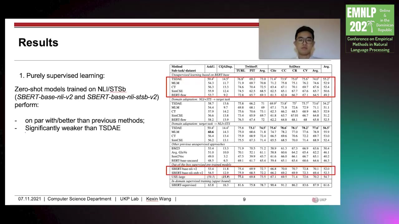 TSDAE:使用基于变压器的序列去噪自动编码器进行无监督句子嵌入学习