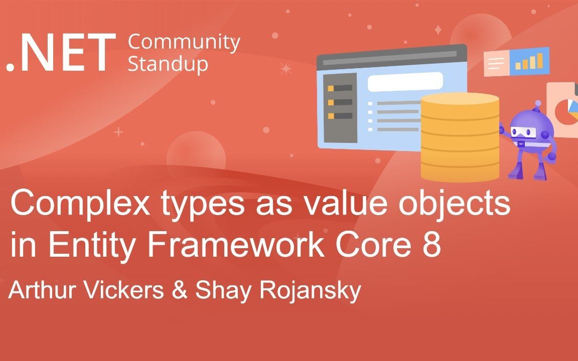 .NET Data Community Standup - Complex types as value objects in EF8