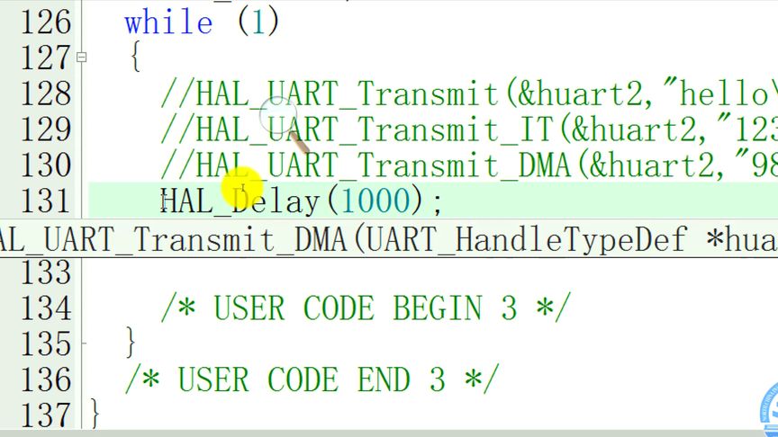 物联网底层程序设计STM32:串口的输入 上