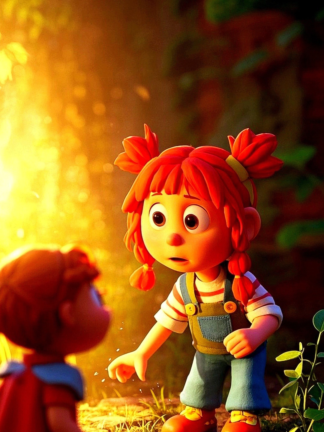 儿童动漫,皮皮的小泥人,获得生命跳动