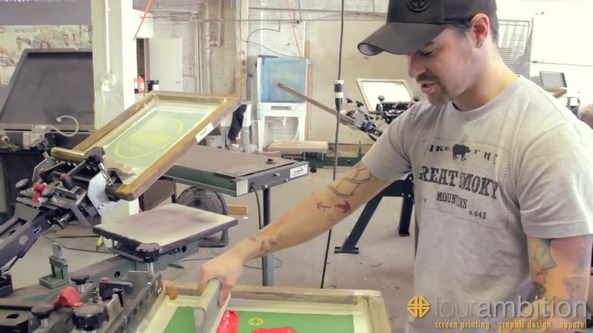 完整的丝网印刷流程学习