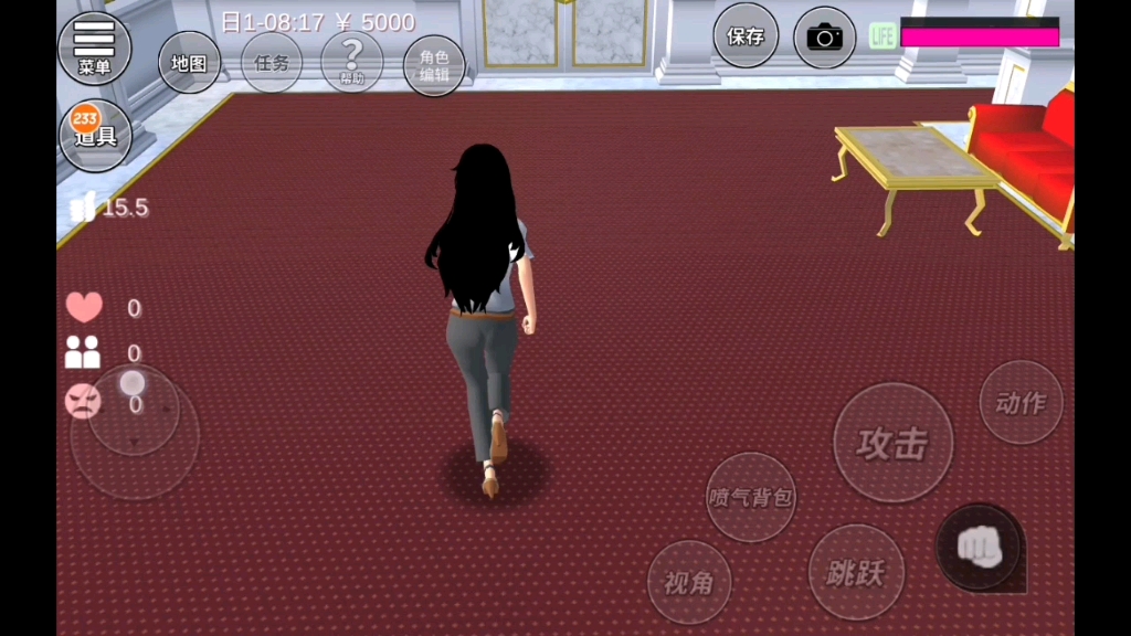 樱花校园模拟器宫殿里的女王